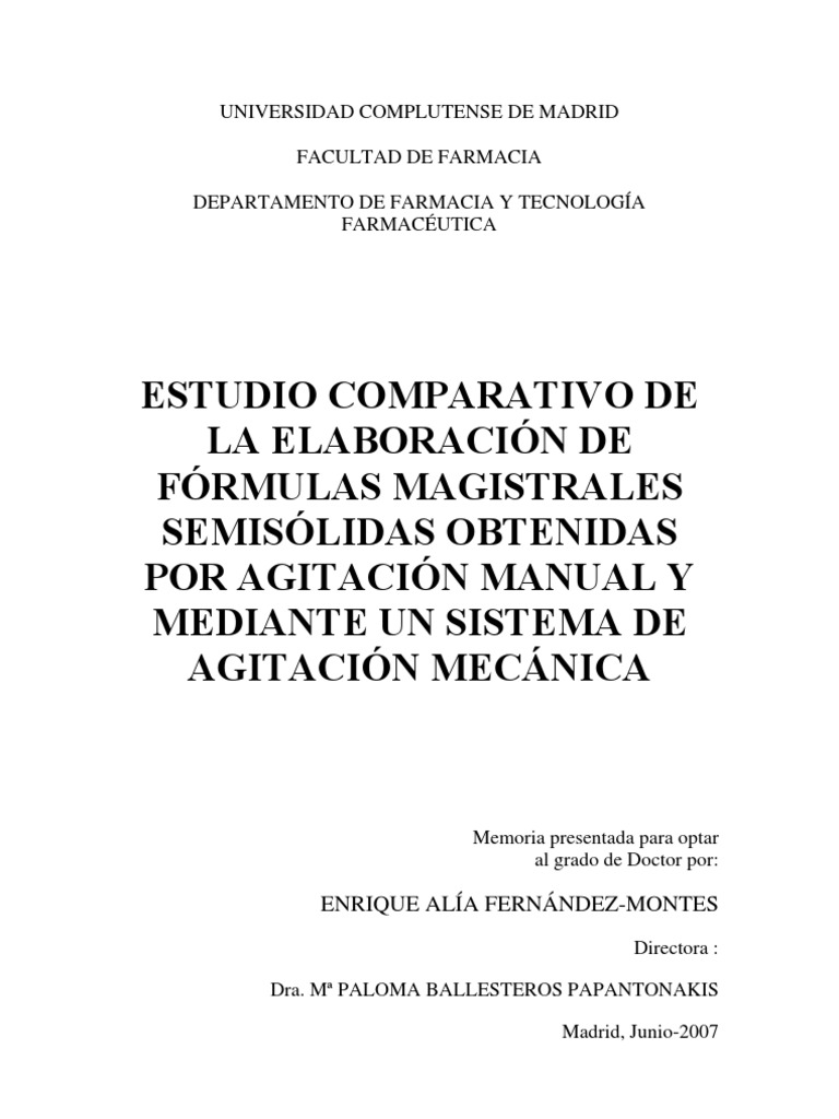 Magistral Elaboracion Manual y Tecnico | PDF | Medicamentos con receta ...
