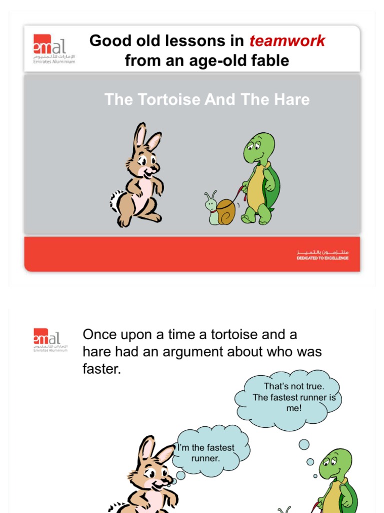 Lessons in teamwork from The Tortoise and the Hare | PDF
