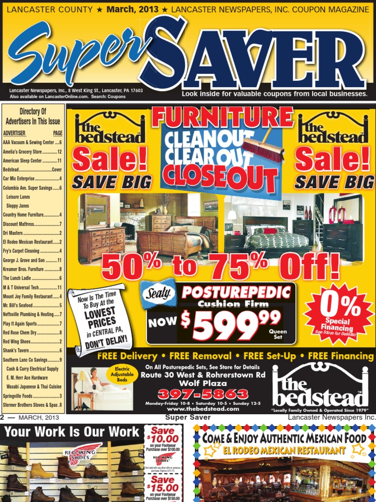 Super Saver March 2013 | PDF | Hamburgers | Coupon