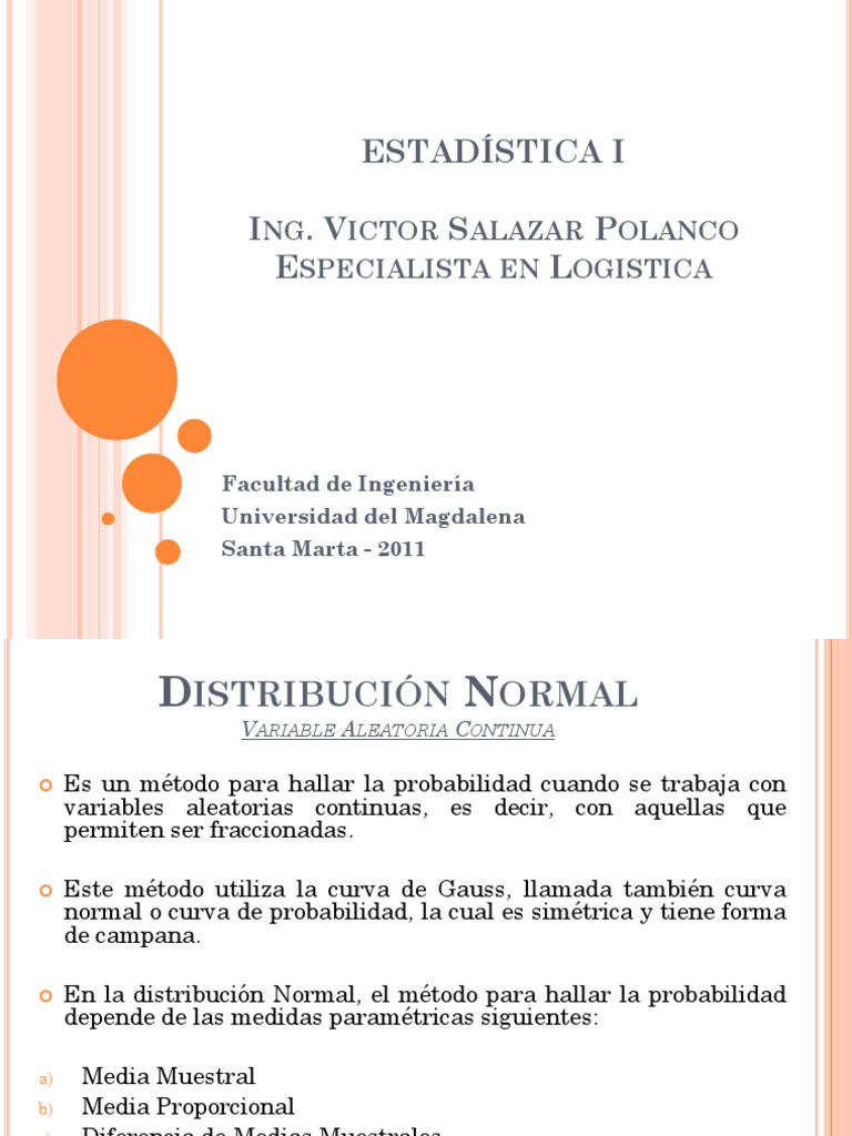 Distribucion Normal | PDF | Distribución normal | Media