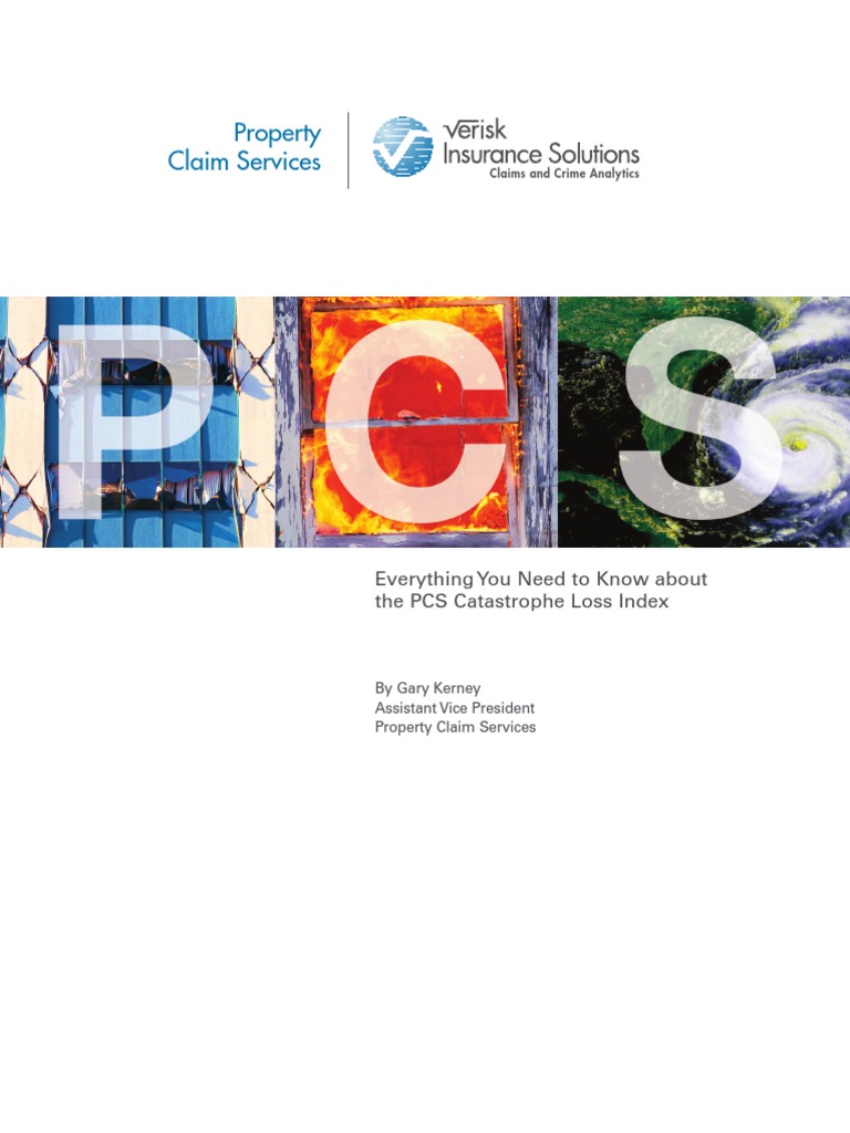 Everything You Need To Know About The PCS Catastrophe Loss Index | PDF ...