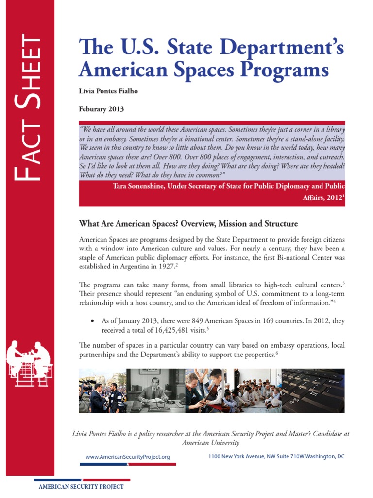 The US State Department's American Spaces Programs | PDF | United ...