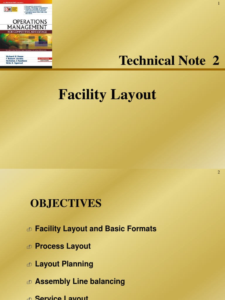 Technical Note 2: Facility Layout | PDF | Areas Of Computer Science ...