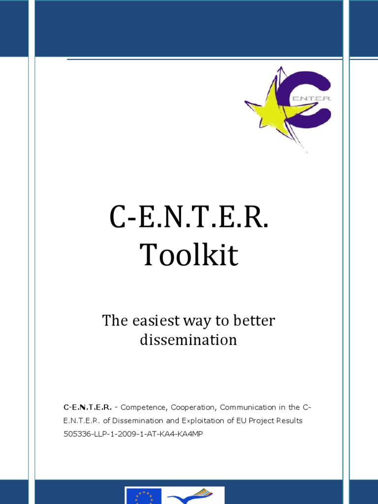 C-E.N.T.E.R. Toolkit: The Easiest Way To Better Dissemination | PDF ...