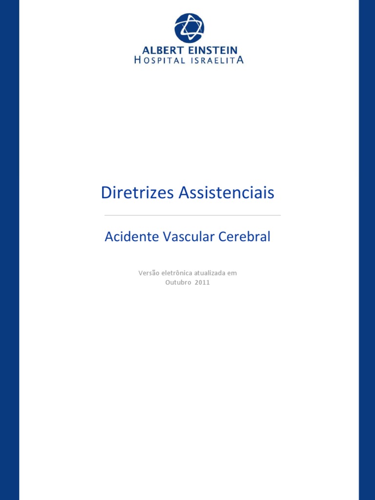 AVC Protocolo Einstein | PDF | AVC | Infarto do Miocárdio
