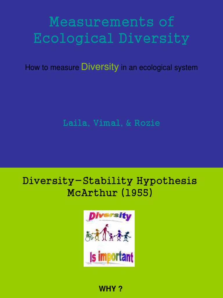 How To Measure Biodiversity | Download Free PDF | Logarithm ...