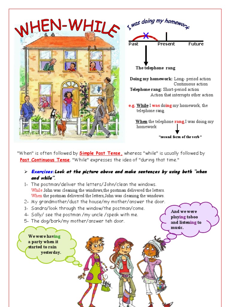 When While | PDF | Rules | Linguistics
