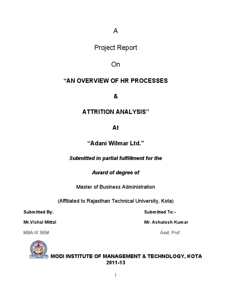 Summer Training Report | PDF | Performance Management | Recruitment