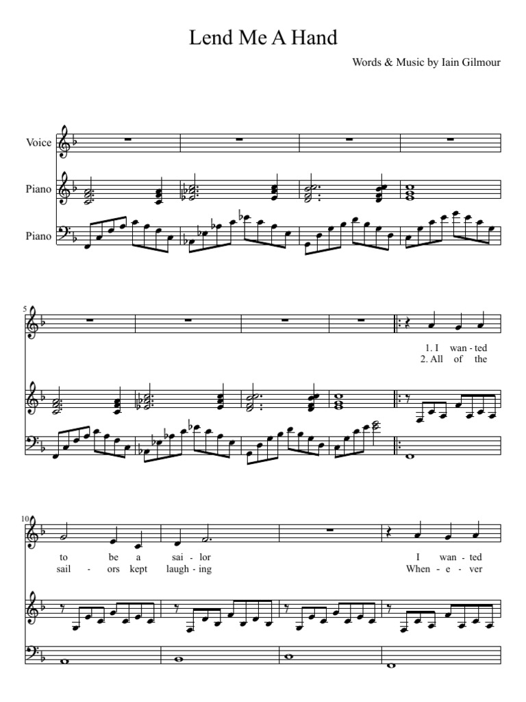 Lend Me A Hand | PDF