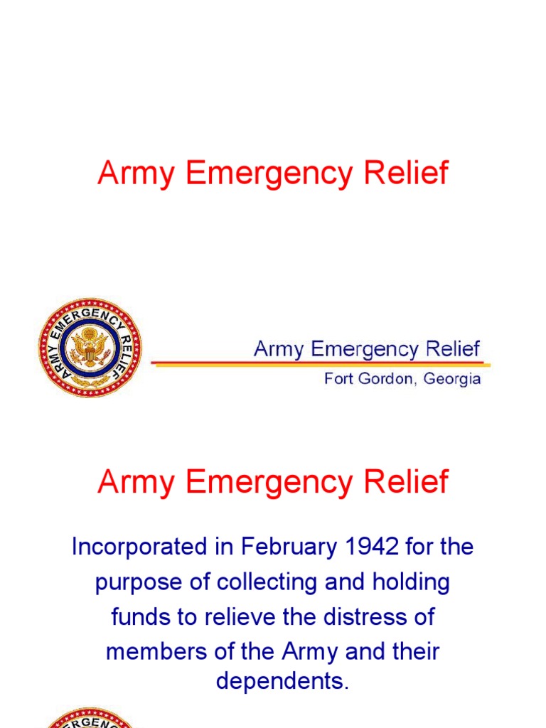 Army Emergency Relief Guidelines | PDF | Government | Business