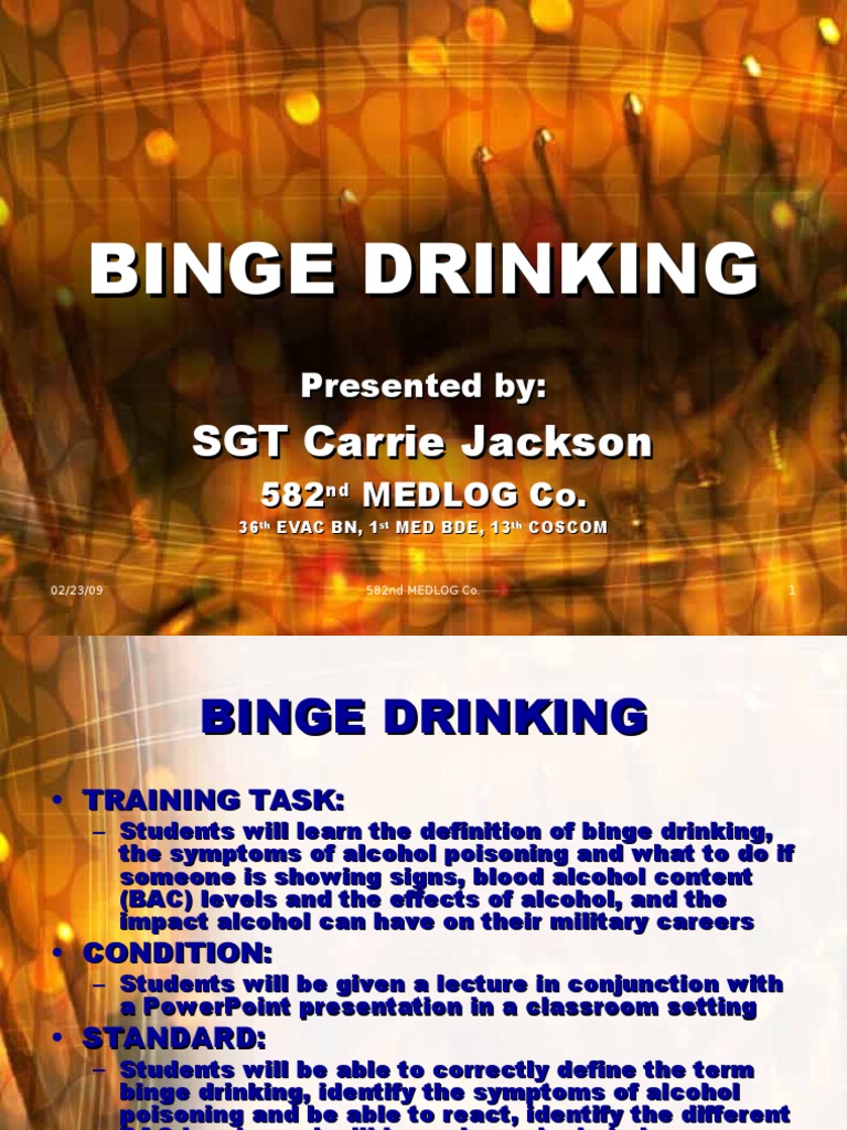 Binge Drinking | PDF | Alcoholism | Alcohol Intoxication