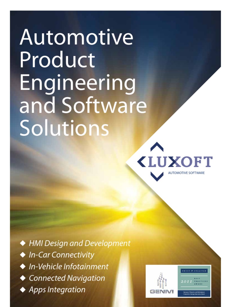 Brochure of Luxoft Automotive Software by Luxoft Software Development | PDF | User Interface ...