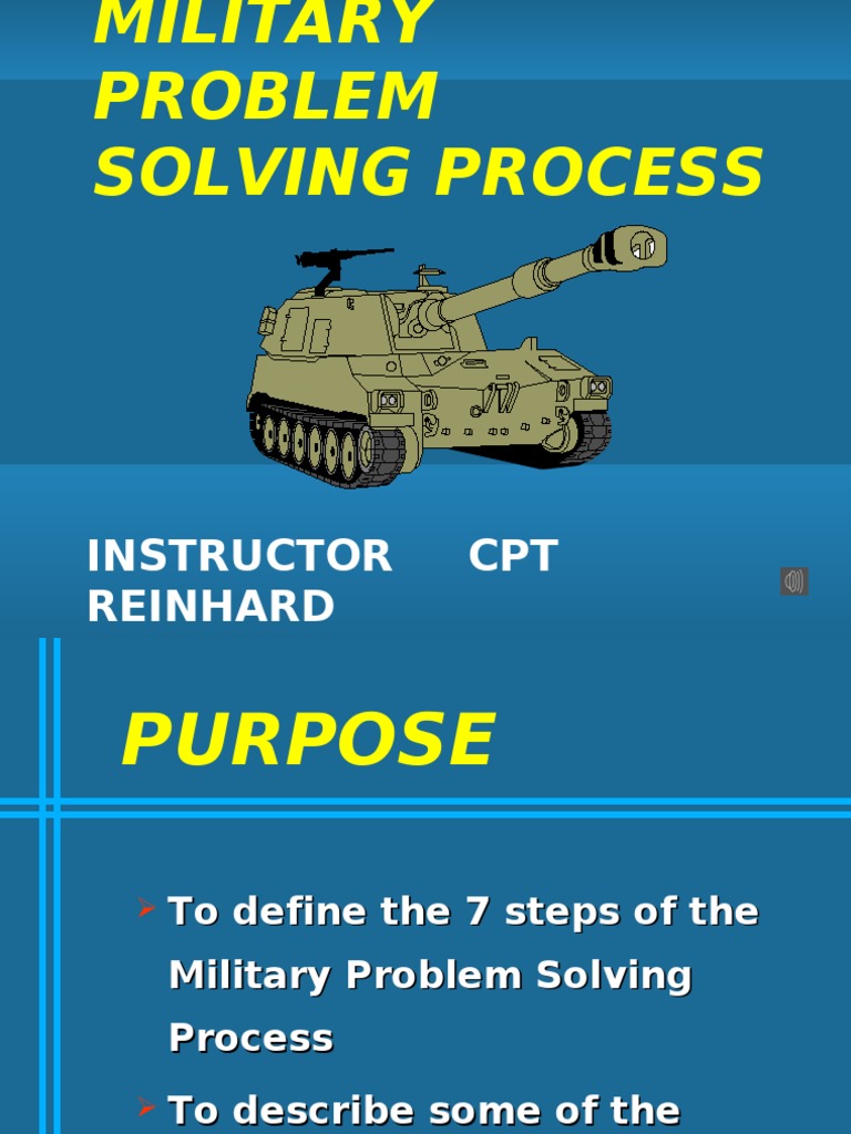 Military Problem Solving | PDF | Emergence | Epistemology