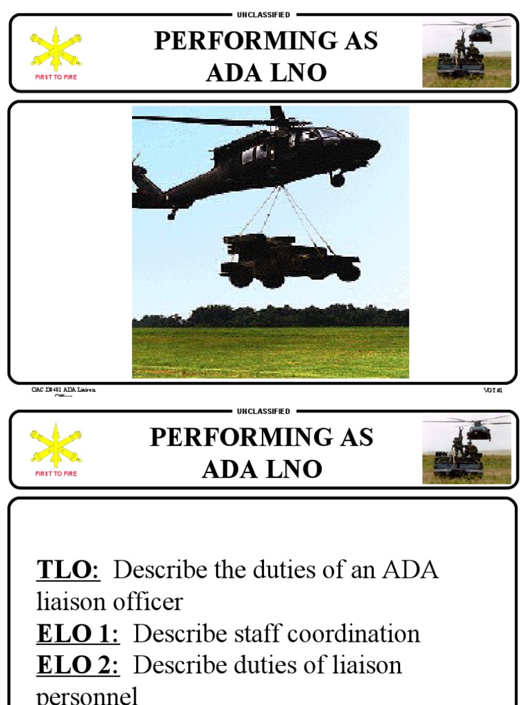 Performing As Ada Lno: First To Fire | PDF | Staff (Military ...