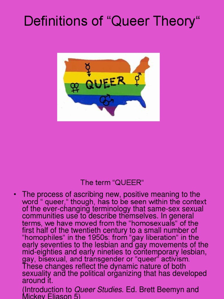 Queer Theory - Definitions | PDF | Queer Theory | LGBTQIA+ Studies