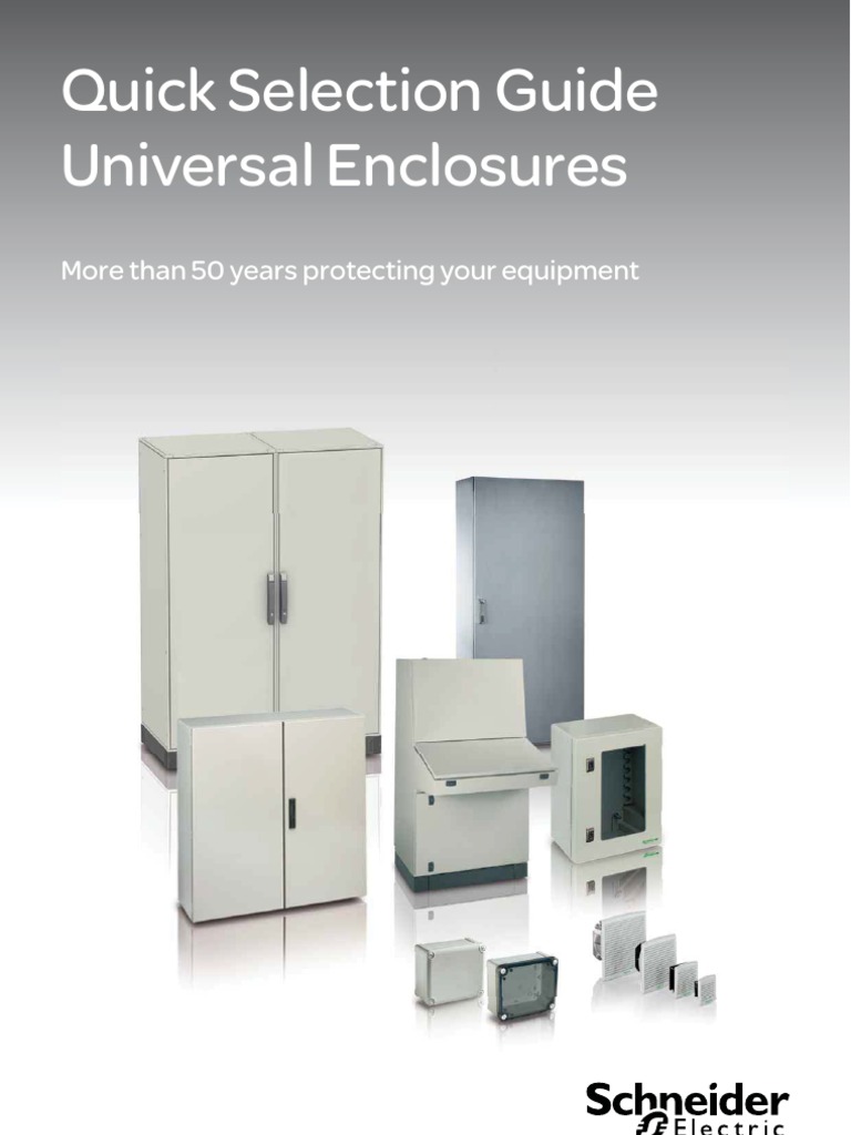 Universal Enclosures Quick Selection Guide-2011 | PDF | Corrosion | Door