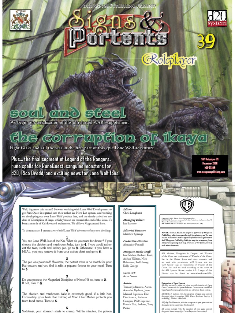 Babylon 5 RPG Techno Mage 1st Part | PDF | Leisure