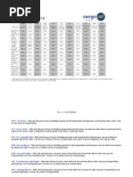 Incoterms 2010 Quick Reference Chart 120610 | Service Industries | Services (Economics)