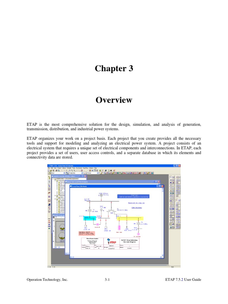 Chapter 3 ETAP User Guide 7 5 2 | PDF | Simulation | Real Time Computing