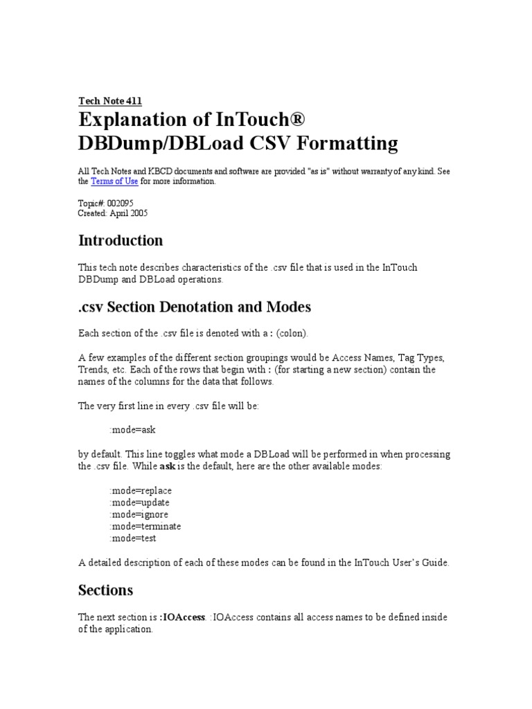 DBDump DBLoad PDF | PDF | Comma Separated Values | Tag (Metadata)