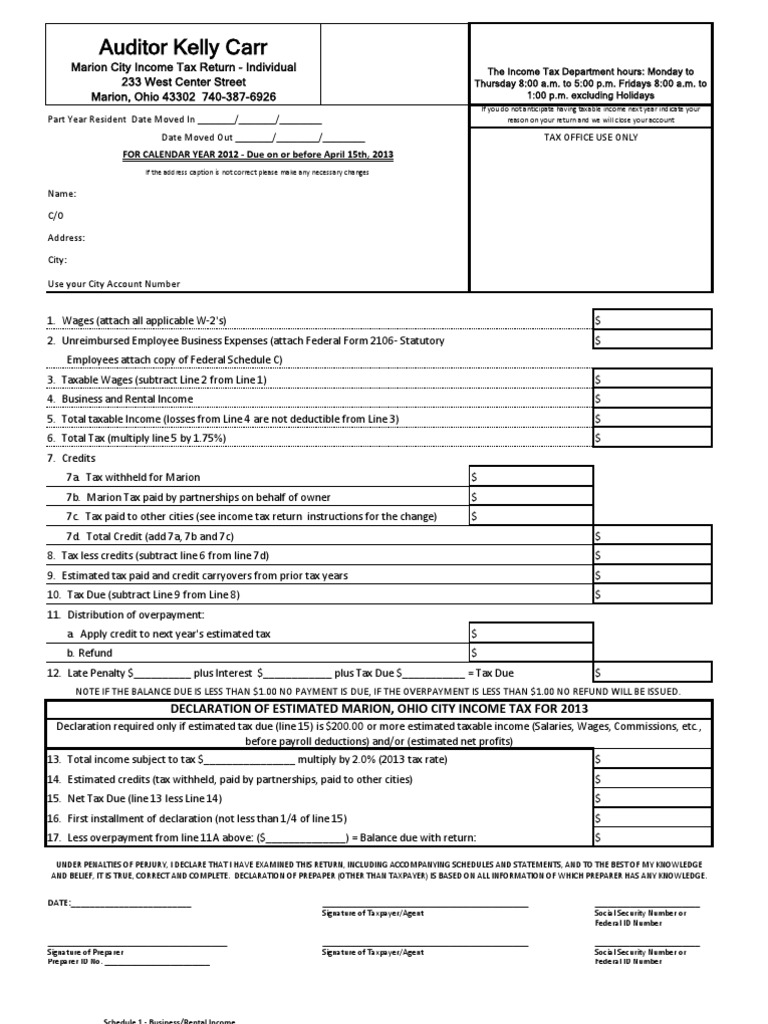 Individual Income Tax Return | Tax Deduction | Irs Tax Forms