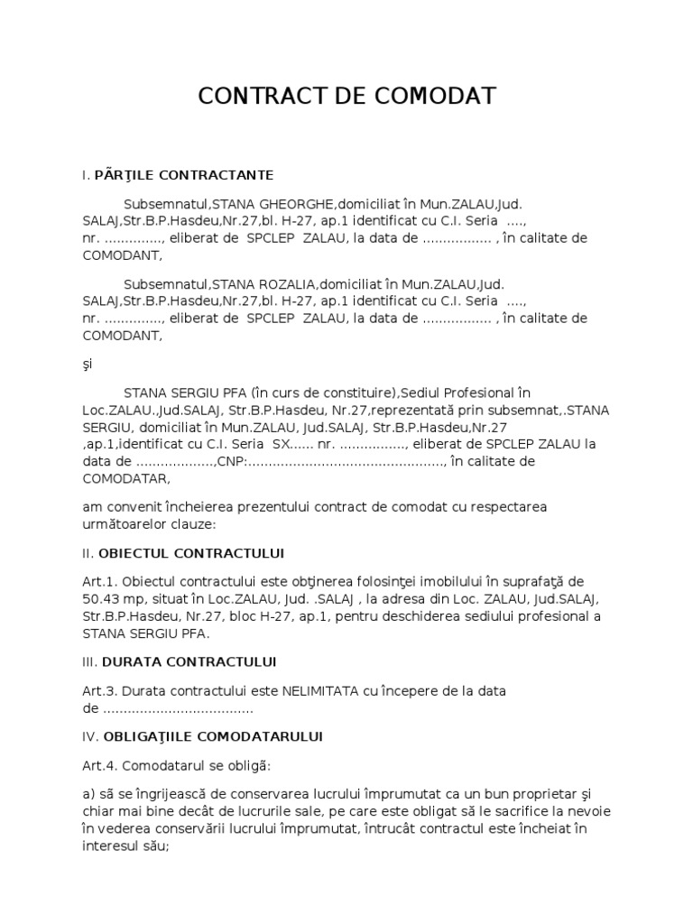 Comodat