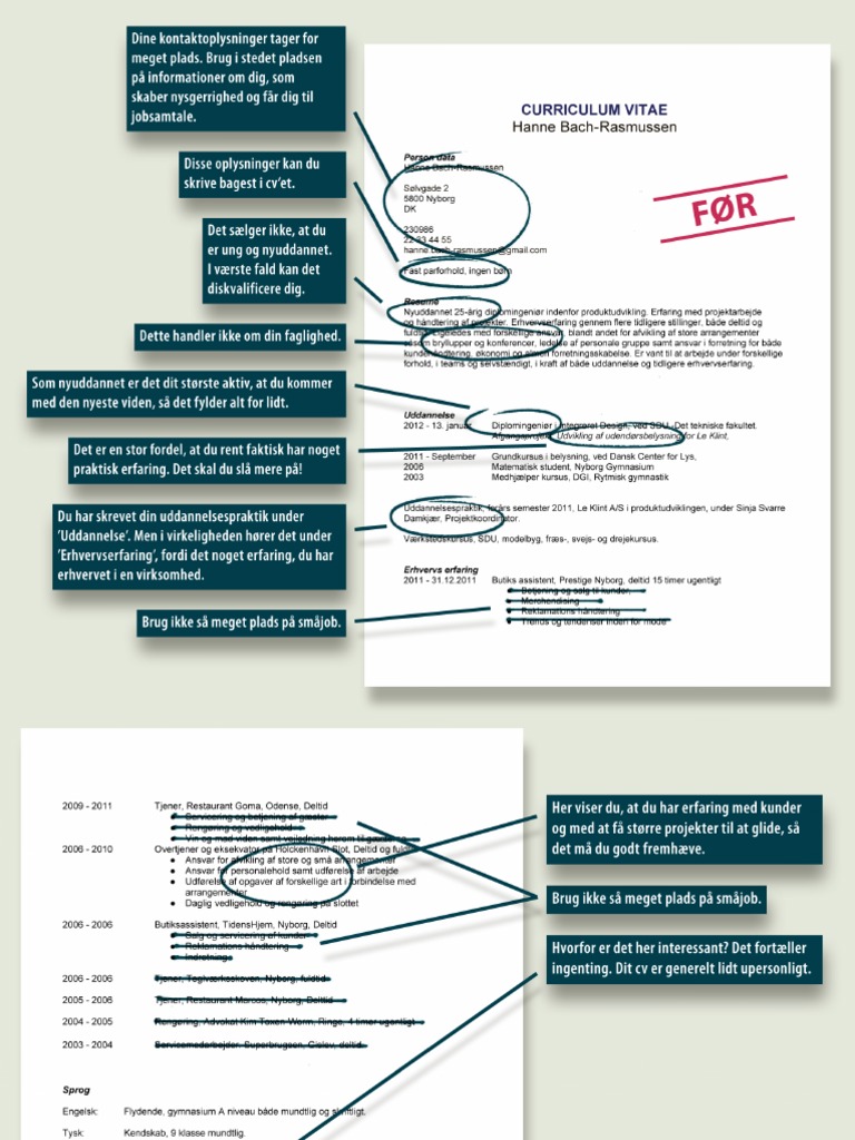 CV Før Og Efter | PDF