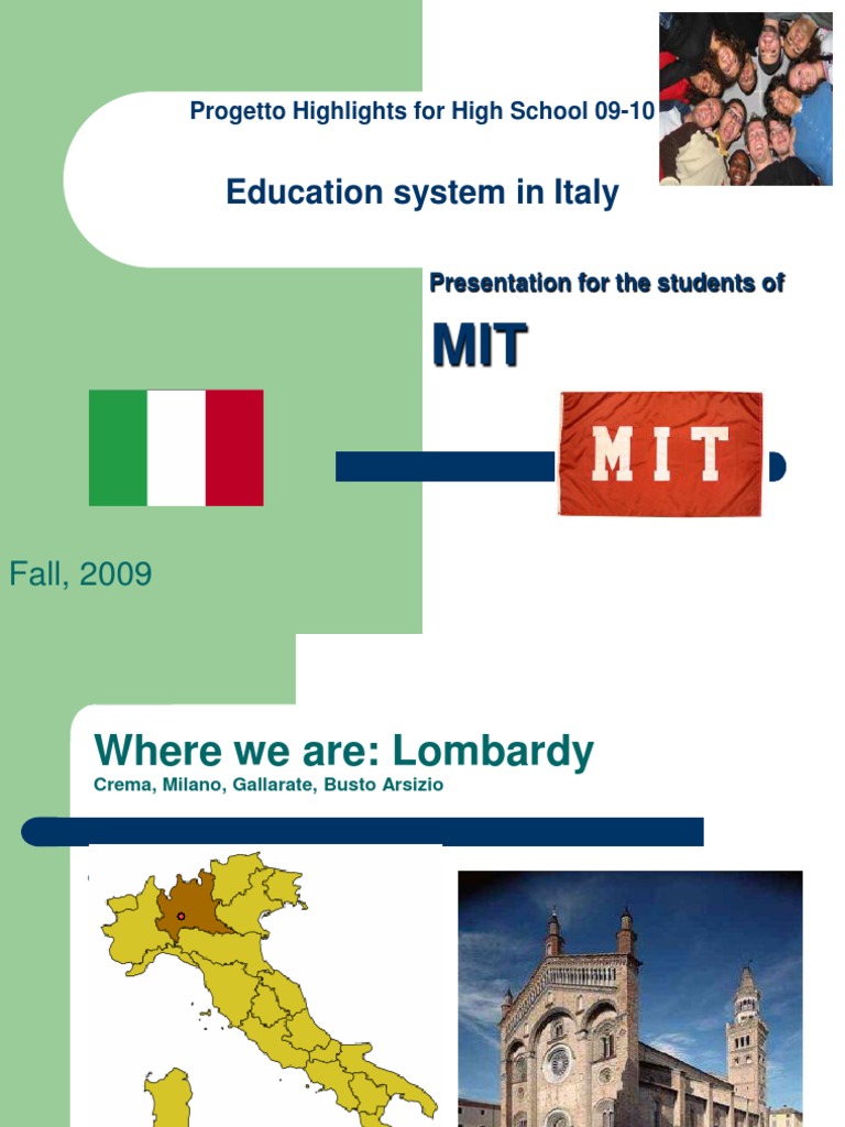 Italian High School Education Overview | PDF | Secondary School | Cell ...