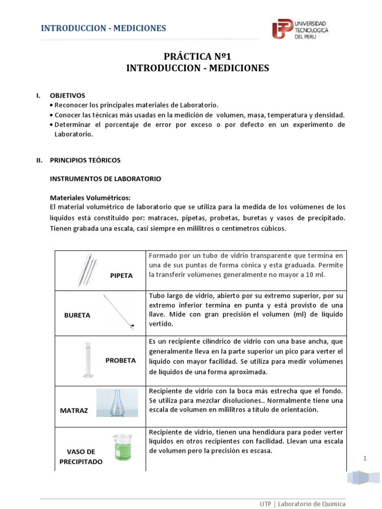 Practica 1 Mediciones y Densidad | Descargar gratis PDF | Densidad | Medición