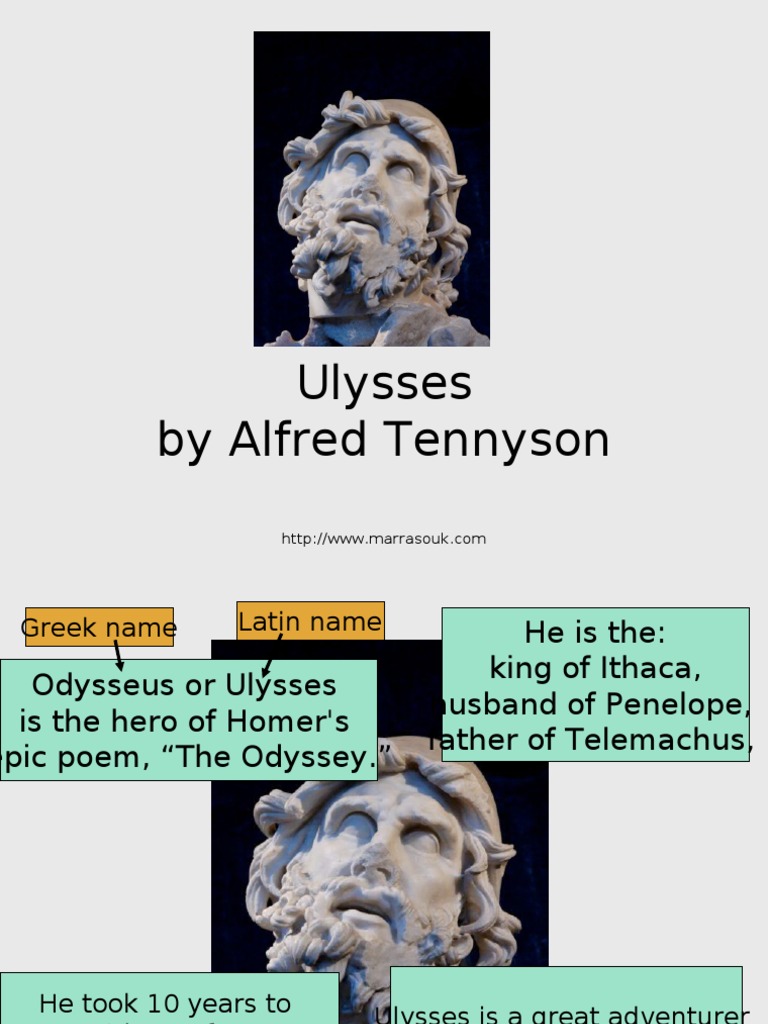 Tennyson's Ulysses: A Hero's Last Voyage | PDF | Odysseus | Homer