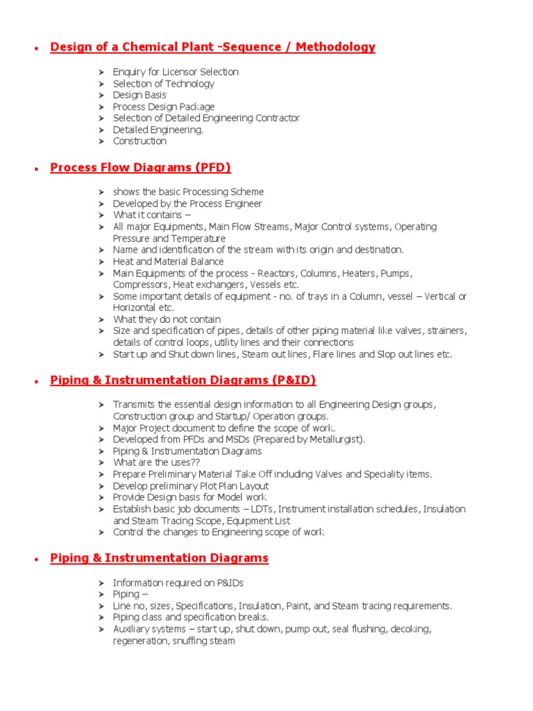 Design of a Chemical Plant.pdf | Gas Technologies | Applied And ...