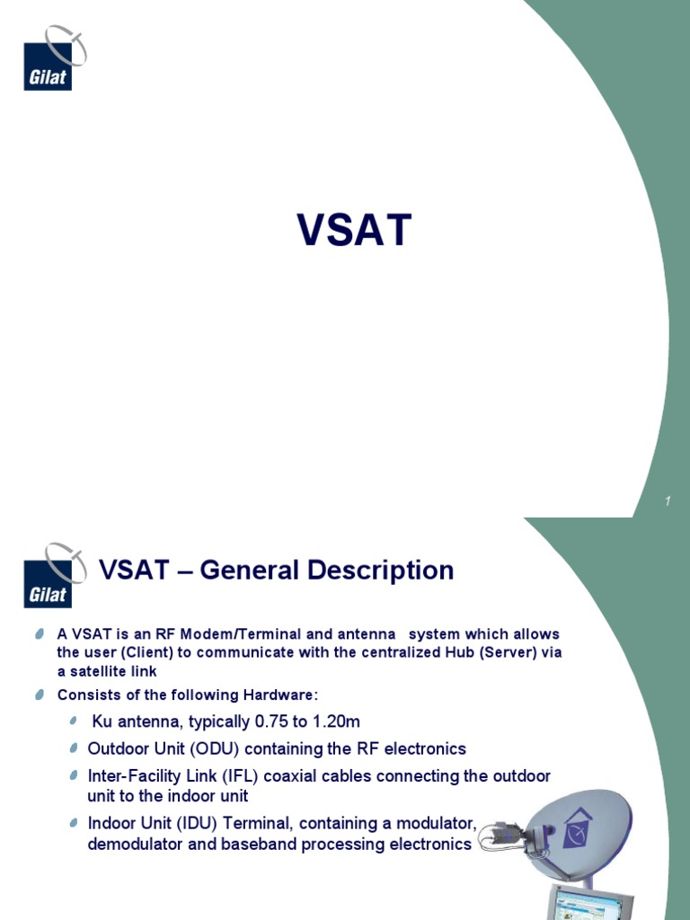 Vsat | PDF | Very Small Aperture Terminal | Equipment