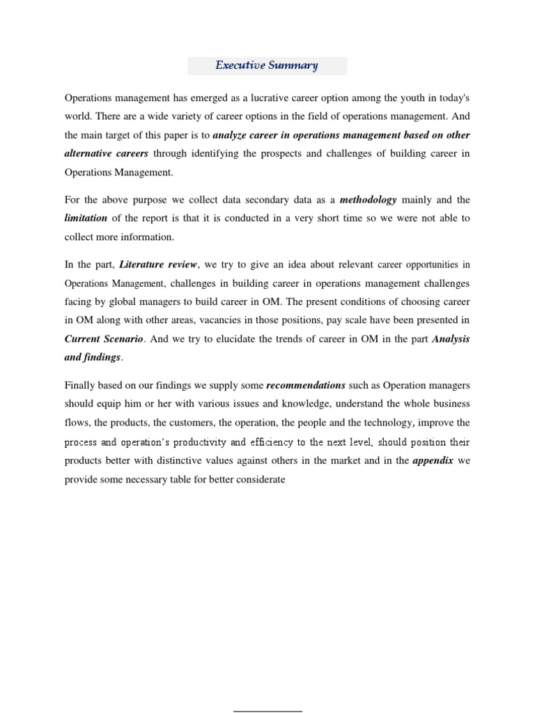 Operation Management | PDF | Operations Management | Graduate School