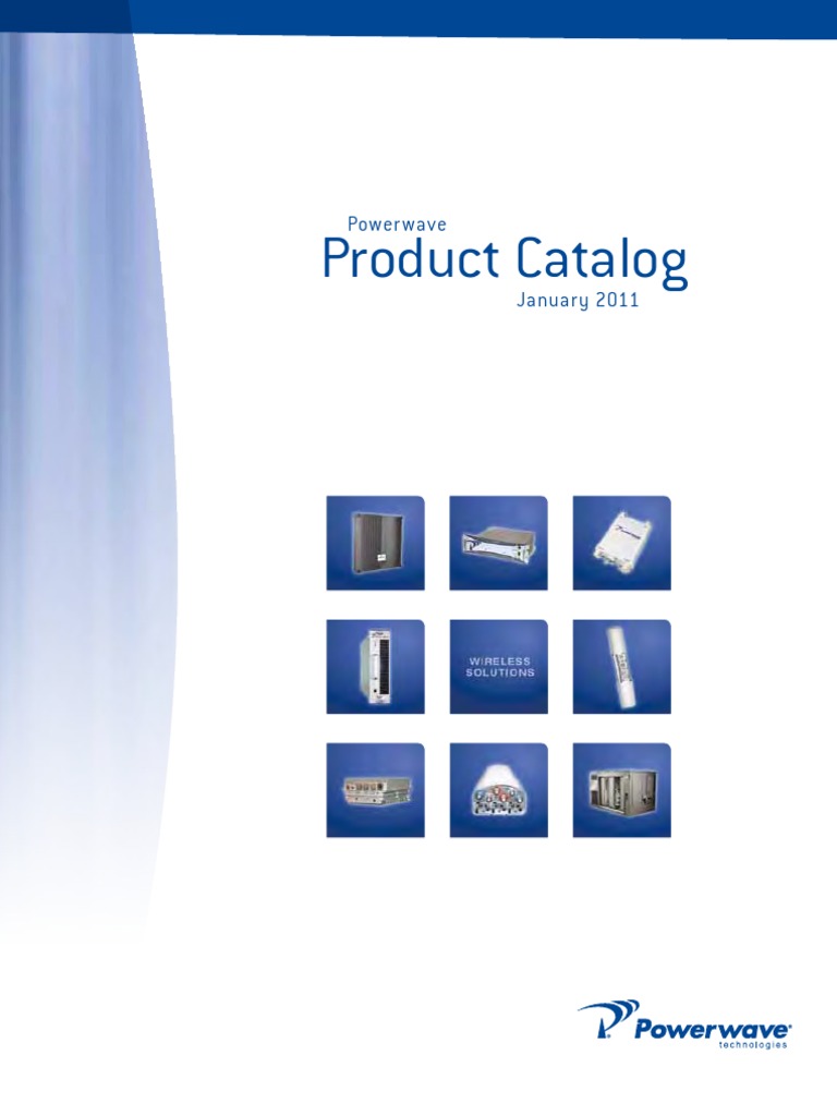 Powerwave Product Catalog | PDF | Decibel | Antenna (Radio)