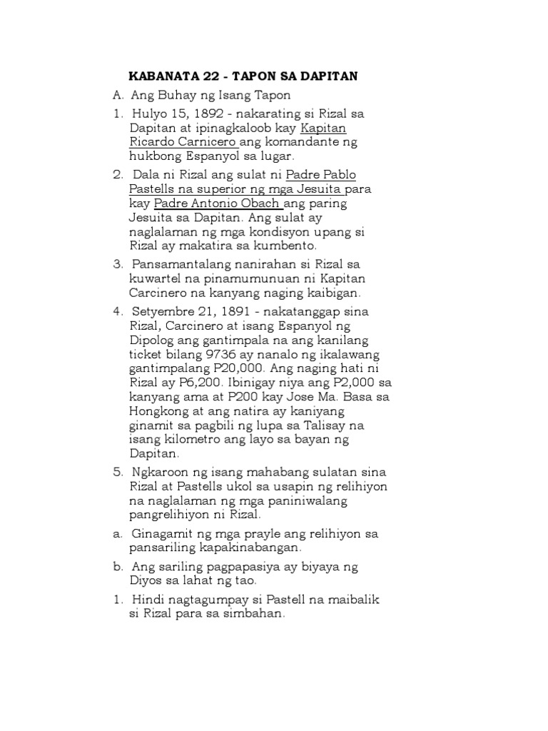 Jose Rizal and Josephine Bracken in Dapitan | PDF