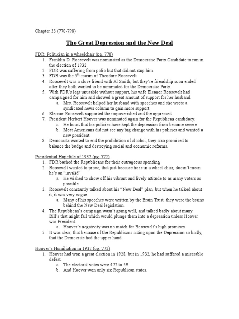 Chapter 33 History Outline (American Pageant 13th Edition) | PDF ...