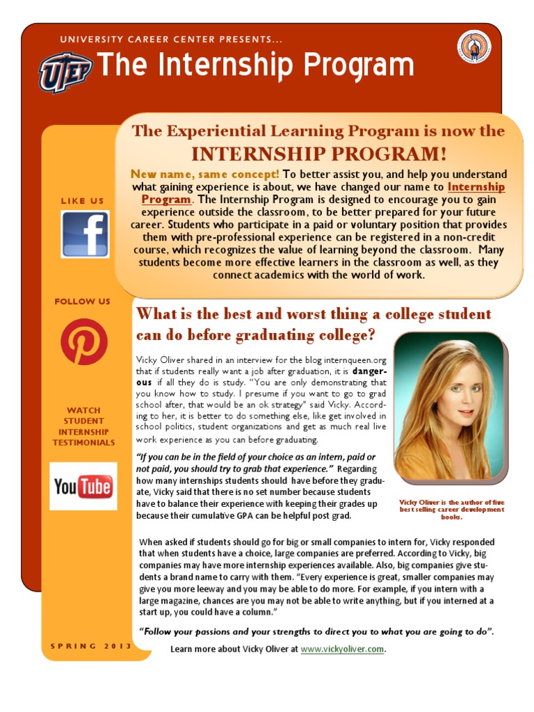 Internship Program | PDF | Internship | Job Hunting