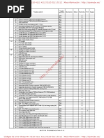 Trouble Code List Sharp Codes | PDF | Microcontroller | File Transfer Protocol