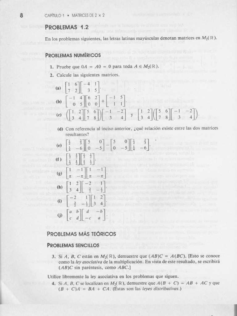 Deber Matrices | PDF | Matriz (Matemáticas) | Número complejo
