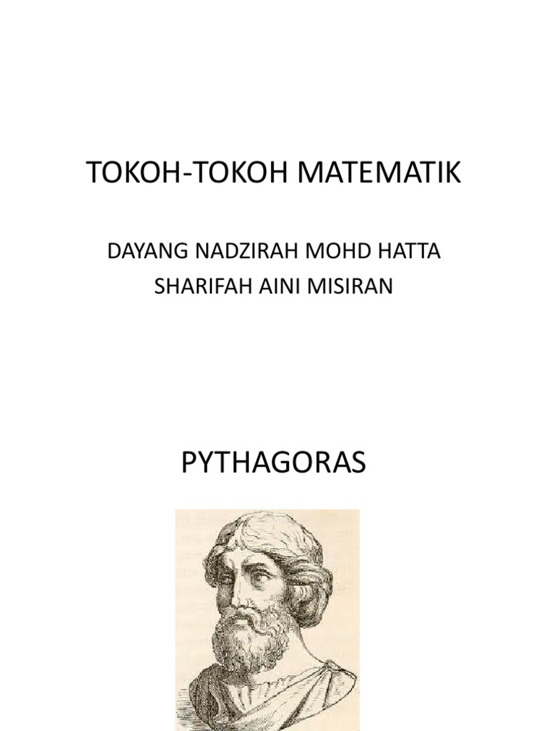 Tokoh-Tokoh Matematik | PDF