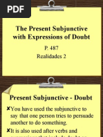 13.2 The Subjunctive With Doubt, Disbelief, and Denial | PDF ...