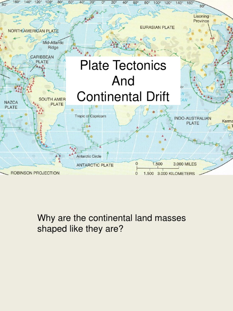 Plate Tectonics & Continental Drift | PDF | Plate Tectonics | Crust ...