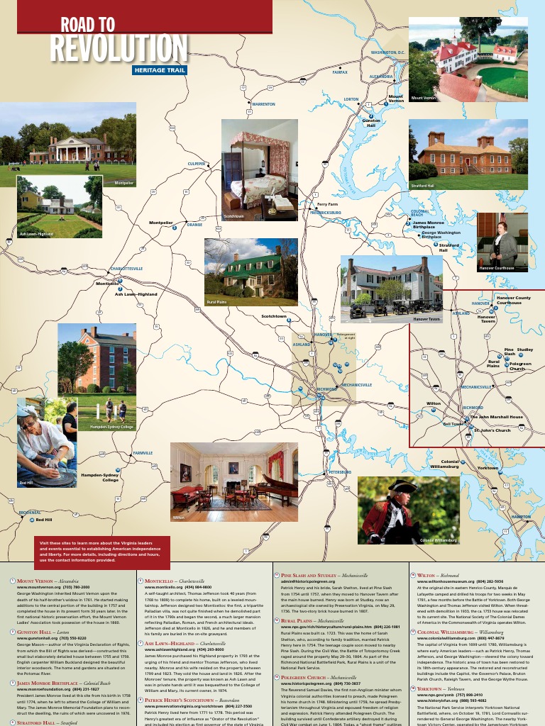 Updated Road To Revolution Trail Brochure | PDF | American Revolution ...
