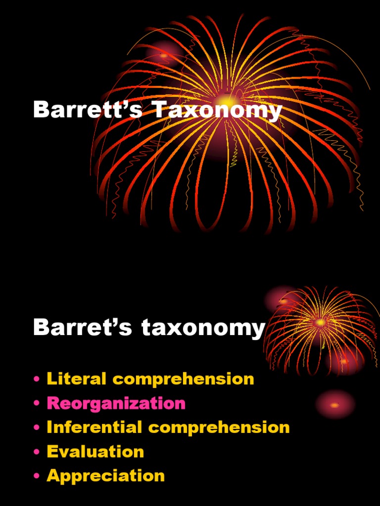 Barretts Taxonomy | PDF