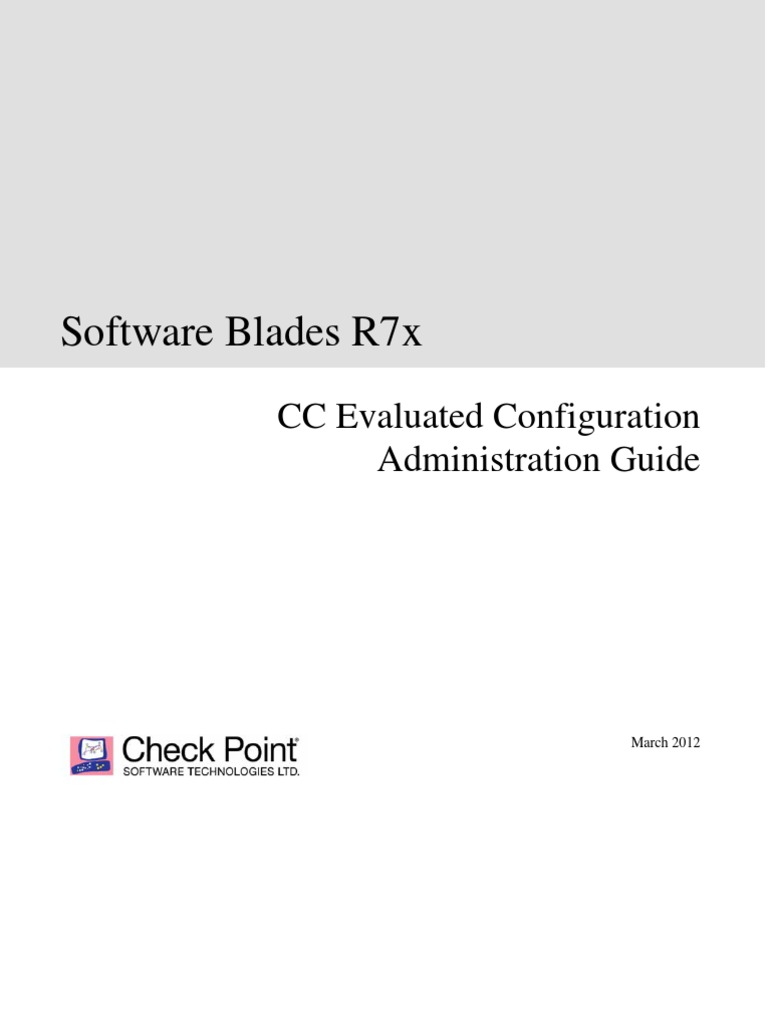 Check Point R7x Common Criteria Administration Guide | PDF | Virtual ...