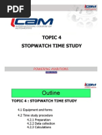 Template Time Study | PDF