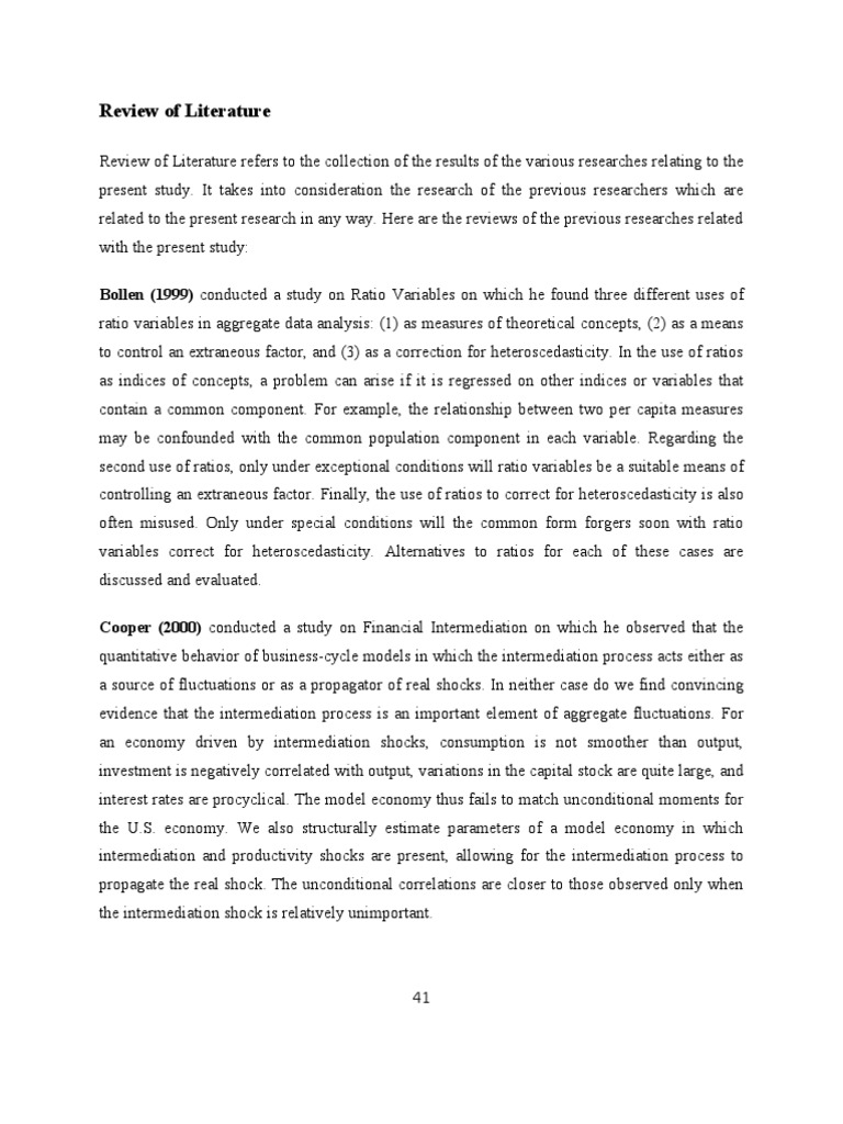 Review of Literature of ratio analysis | Financial Ratio | Data Analysis