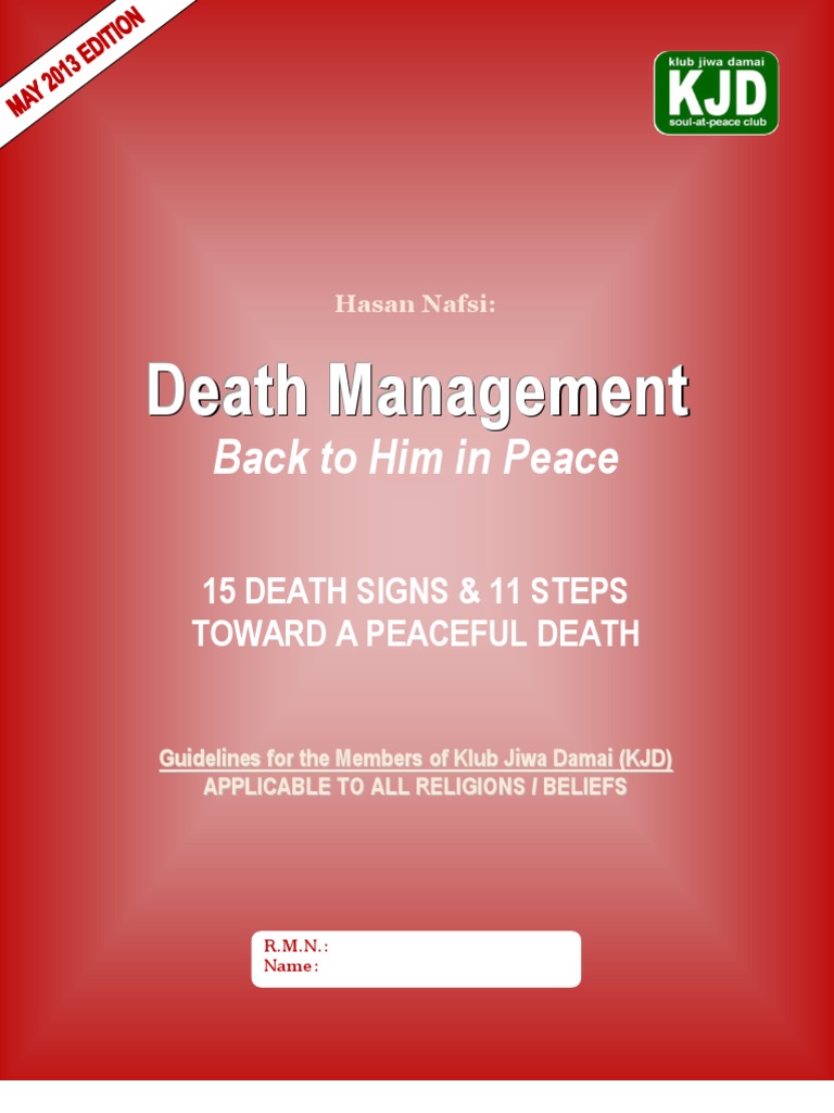 Death Management | PDF | Smoking | Visual Impairment