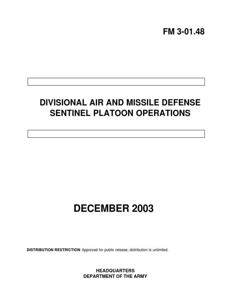 December 2003: Headquarters Department of The Army | PDF | Platoon ...