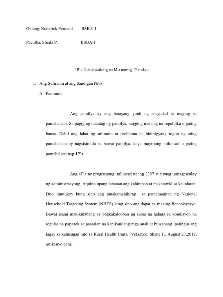 Filipino Research Paper | PDF